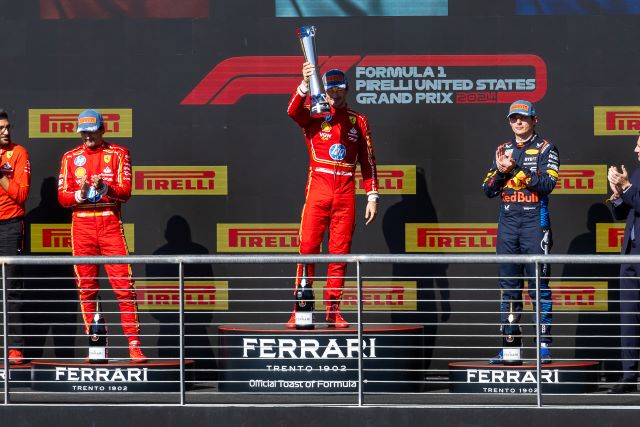 Ferrari logra 1-2 dominante en Austin, Max queda 3° y Sergio 7° - FASTmag